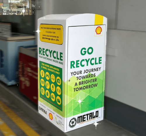 Metalo e-waste bins | Recyclopedia.sg